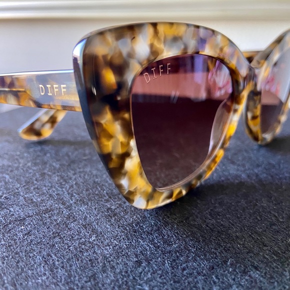 Diff Eyewear | Accessories | Diff Full Lense Raven Brown Gradiant Sea ...